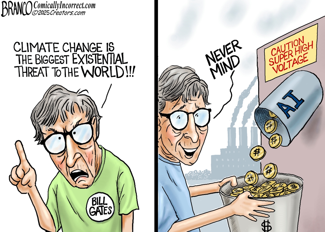 Branco Cartoon - Hell Freezing Over? - Comically Incorrect